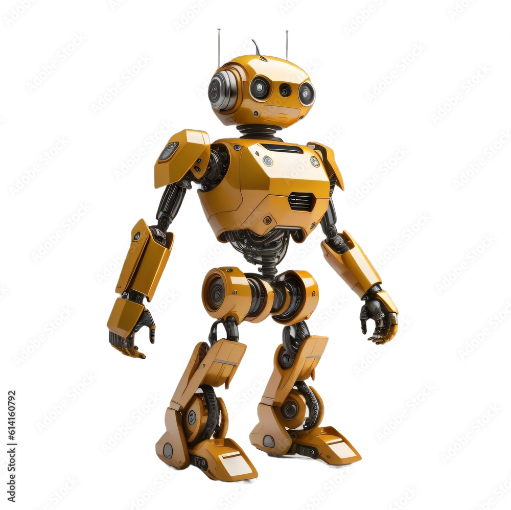 Robot Helper, futuristic robot concept, future technologies, isolated ...