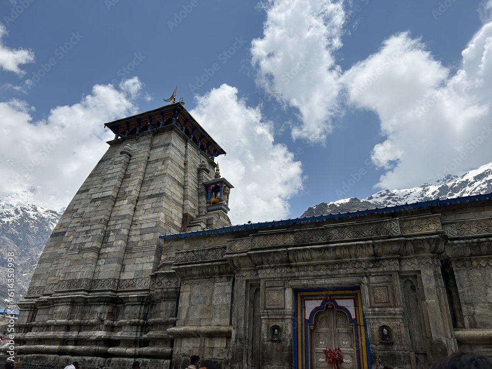 Kedarnath and Badrinath the Char Dham Temples of Uttarakhand Stock ...