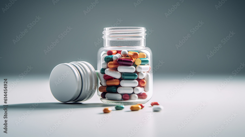Clear Plastic Supplement Multivitamin and medication Bottles With ...