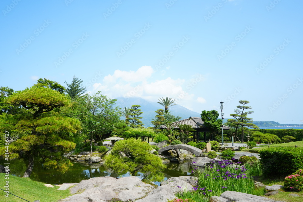 Traditional Japanese Garden, Senganen Garden Park , and Sakurajima ...