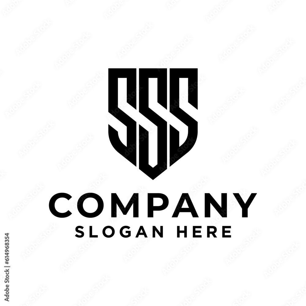 Vector de Stock letter sss logo icon and vector | Adobe Stock