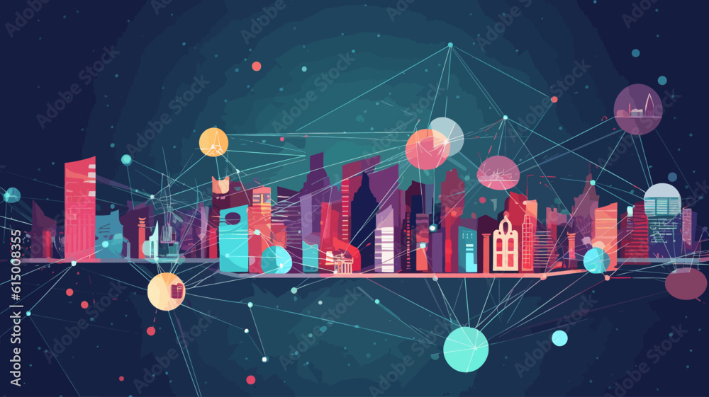 Global communication network concept. Environmental technology ...
