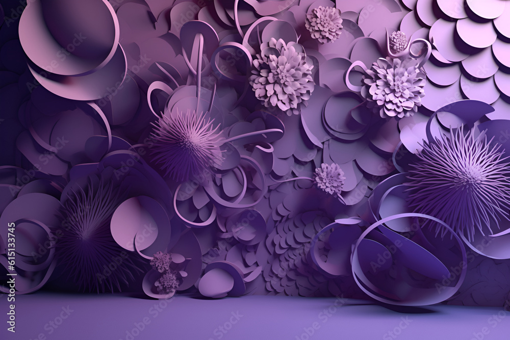 Generative ai organic design pattern background in gradient colours Stock Illustration | Adobe Stock