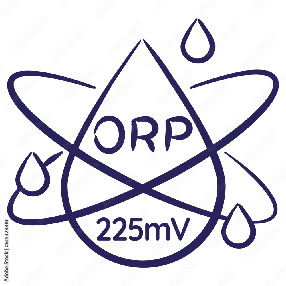 Minimal vector icon of the Oxidation Reduction Potential ORP ...