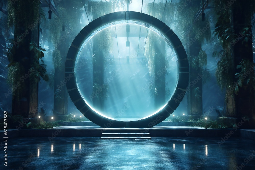 Illusion, beautiful, stunning, breathtaking background with mirrors ...