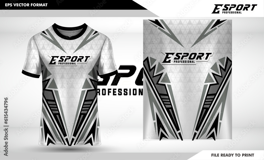 jersey esport design for gaming, uniform in front view. Shirt mock up ...