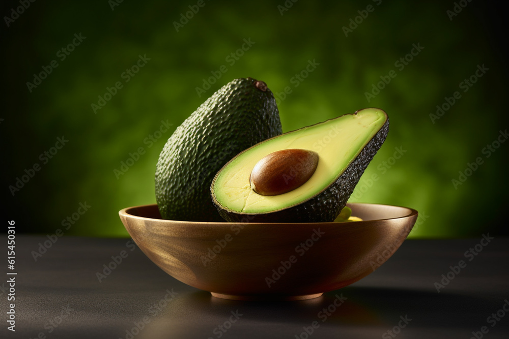 Showcasing the natural beauty and deliciousness of avocado fruit ...