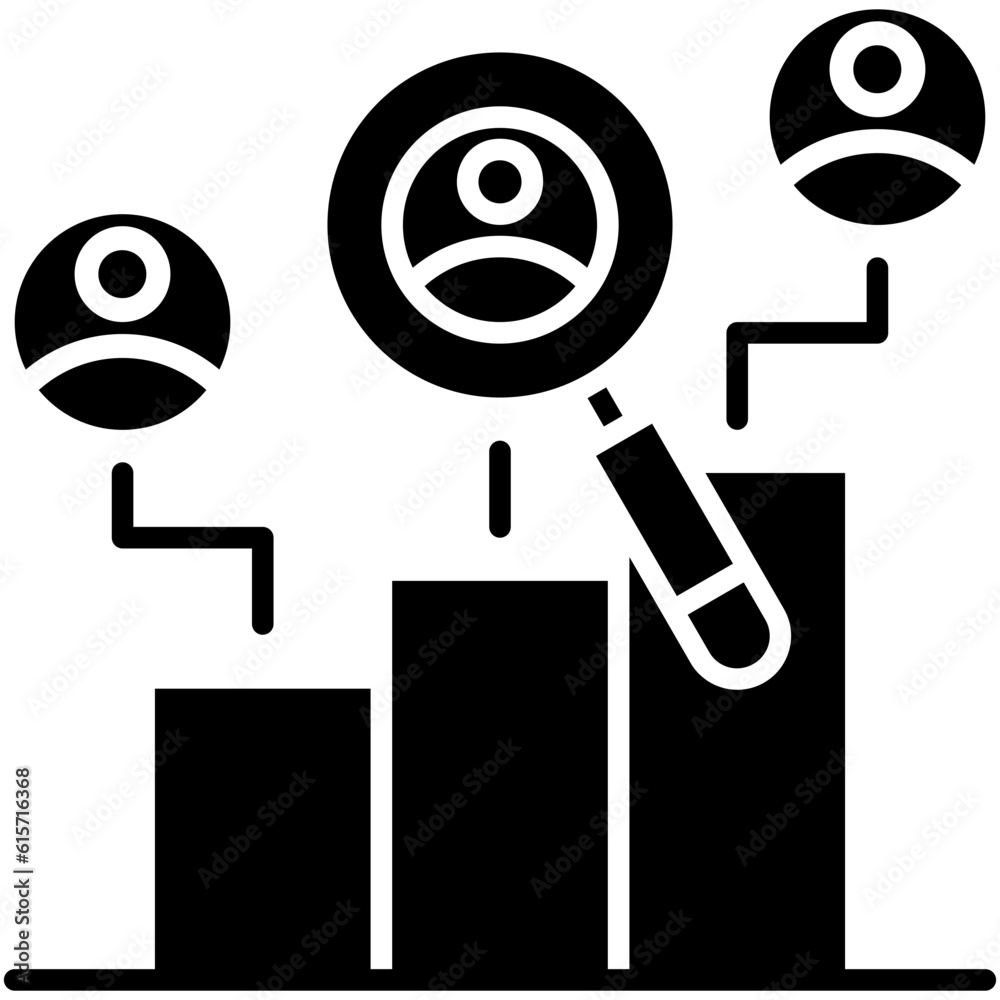 Competitor Analysis Icon. Supply Chain Strategy Symbol Stock ...