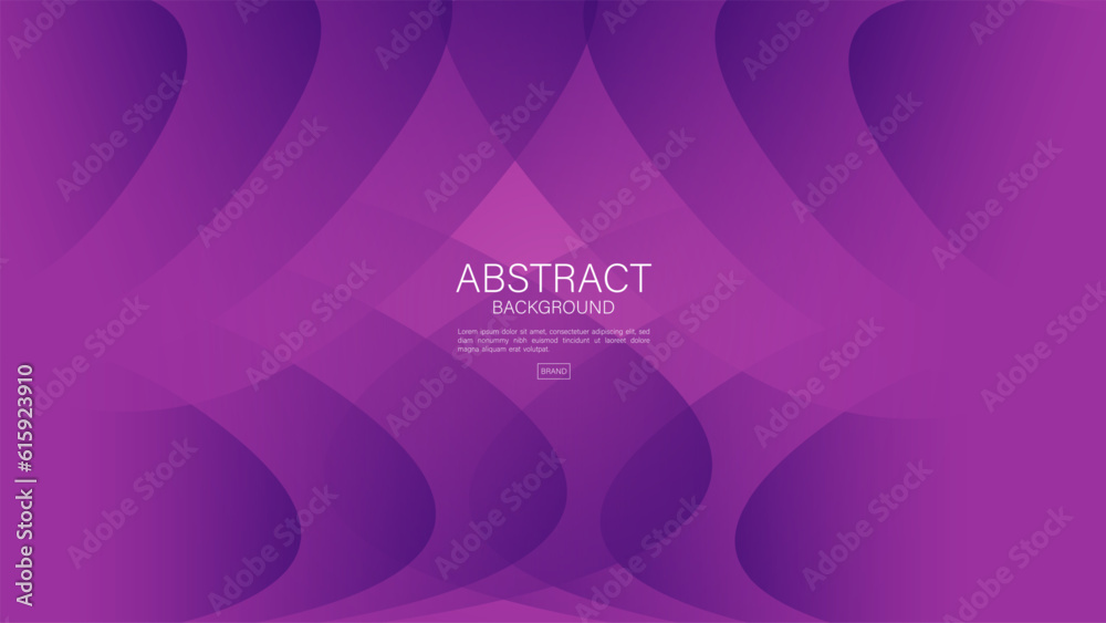 Purple abstract background, wave graphic, Geometric vector, Minimal ...