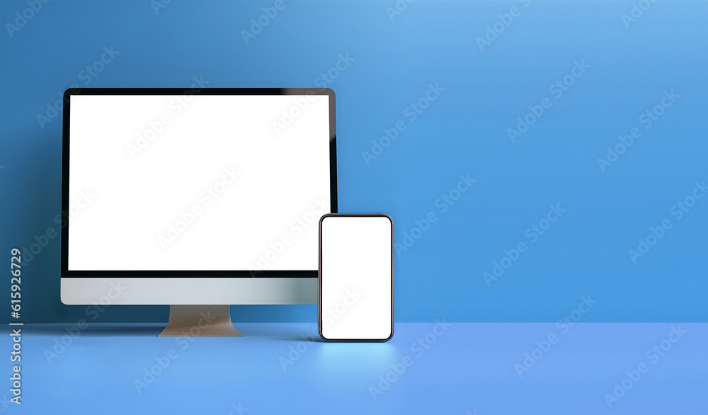Tablet desktop computer smartphone handphone with transparent screen ...