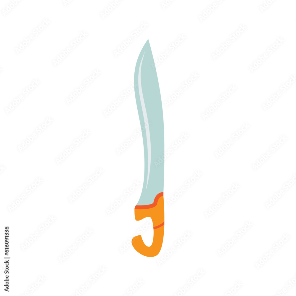 Cartoon game sword on transparent background. Crossed Knight Sword ...