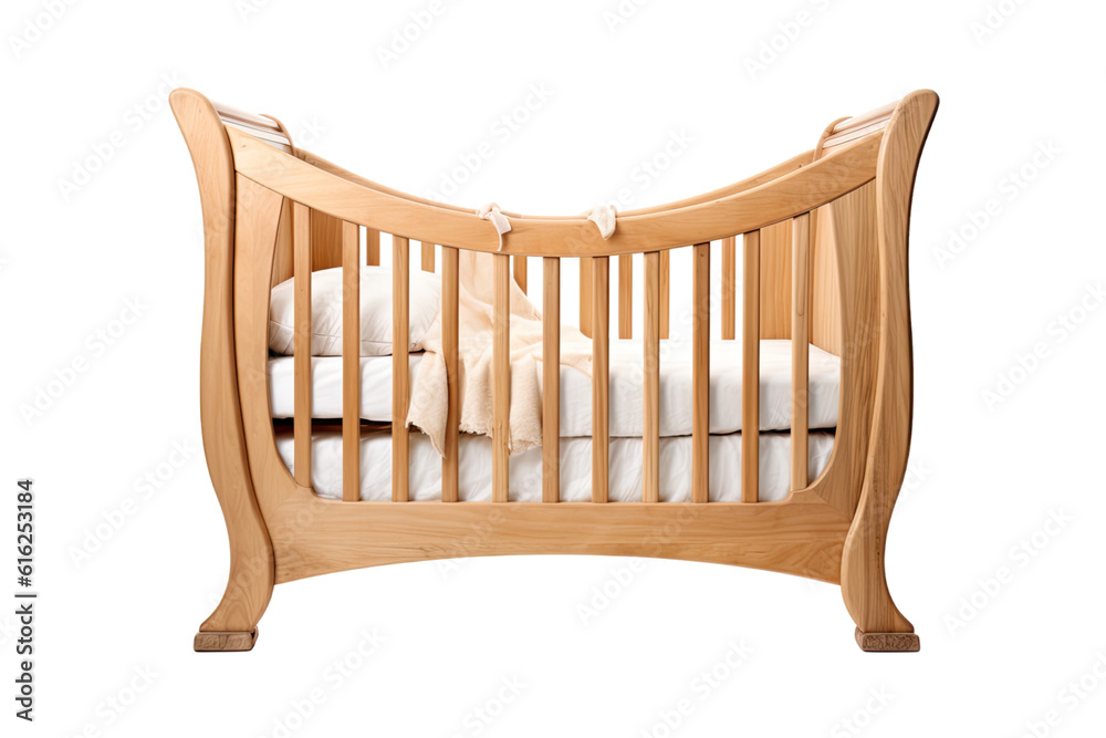 crib isolated on a transparent background, generative ai Stock ...