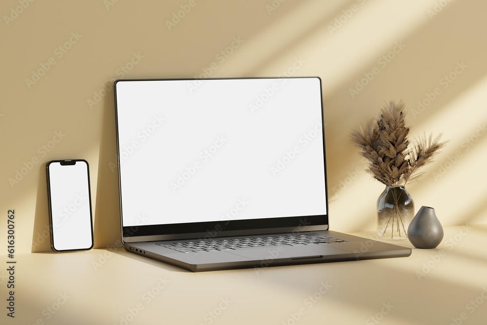 Responsive Web Design and website Mockup, Devices Mock up, Smartphone ...