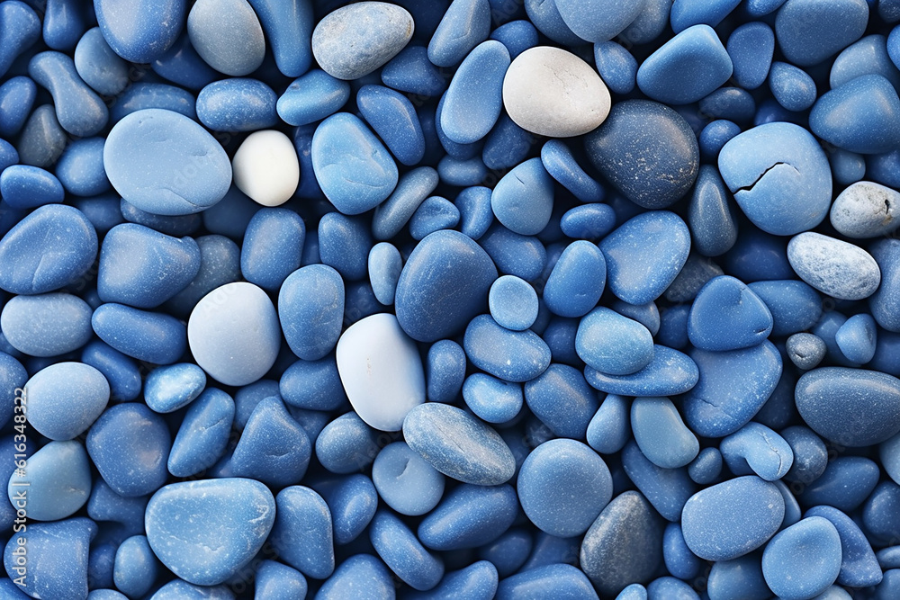 Abstract Blue Pebbles Texture - Nature Background with Vintage Charm ...