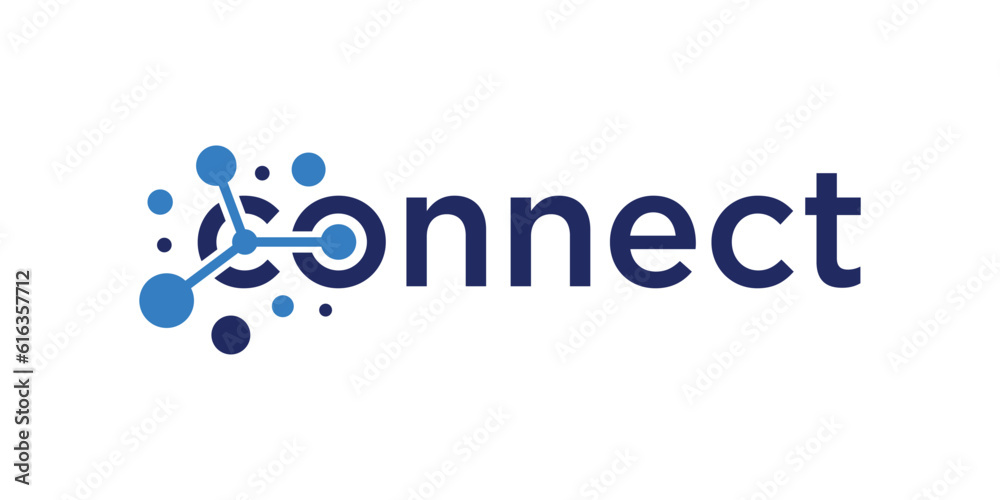 logo design connection vector inspiration Stock Vector | Adobe Stock