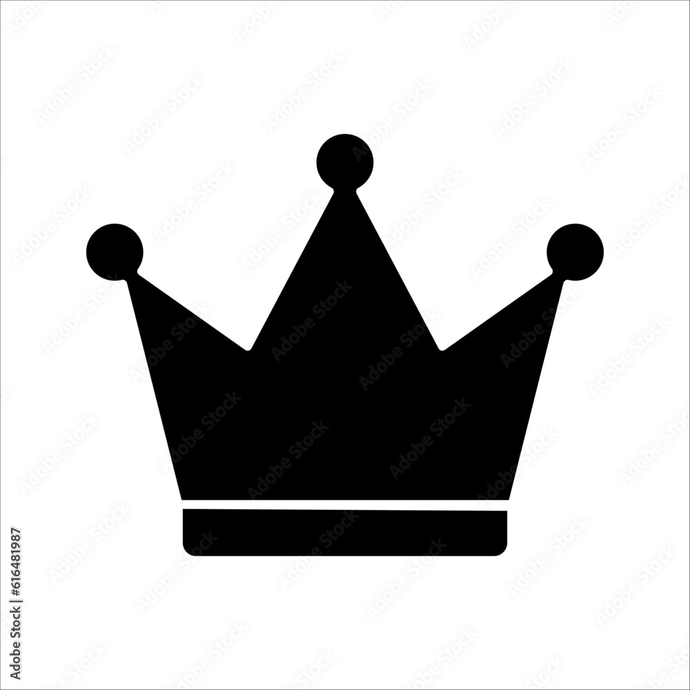 Crown Icon in trendy flat style. Crown symbol for your web site design ...
