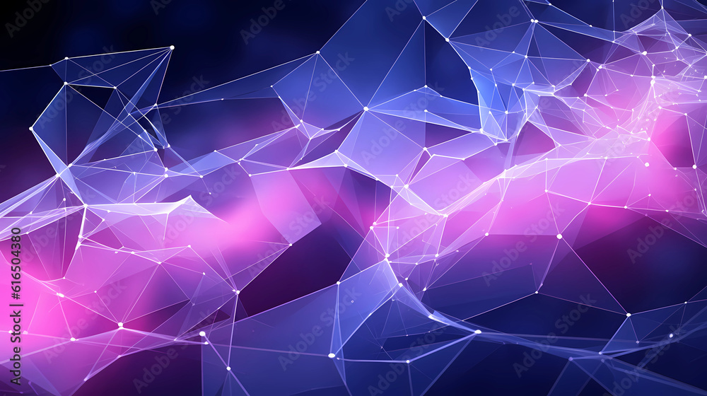 Plexus Background Digital Desktop Wallpaper HD 4k Network Nodes Lines Stock Illustration | Adobe ...