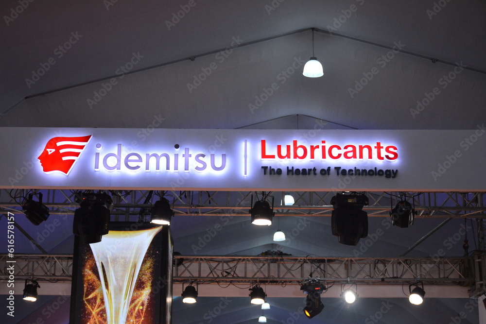 Idemitsu lubricants booth at Manila International Auto Show in Pasay ...