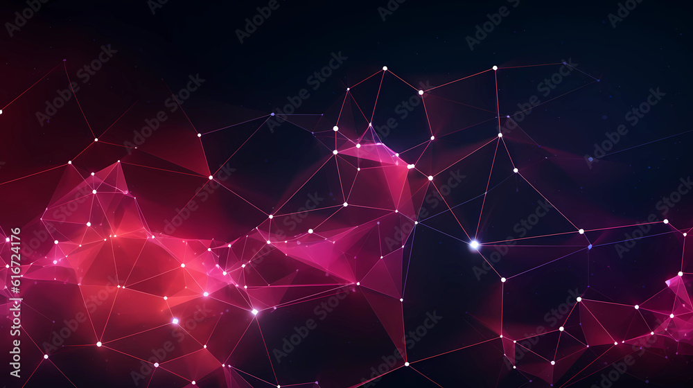 Plexus Space Black Background Digital Desktop Wallpaper HD 4k Network ...