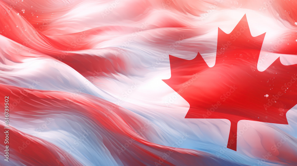 Canada Day Celebration: White and Red Backgrounds with Maple Leaf for ...