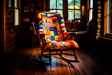 Colorful Rocking Chair Free Stock Photo - Public Domain Pictures