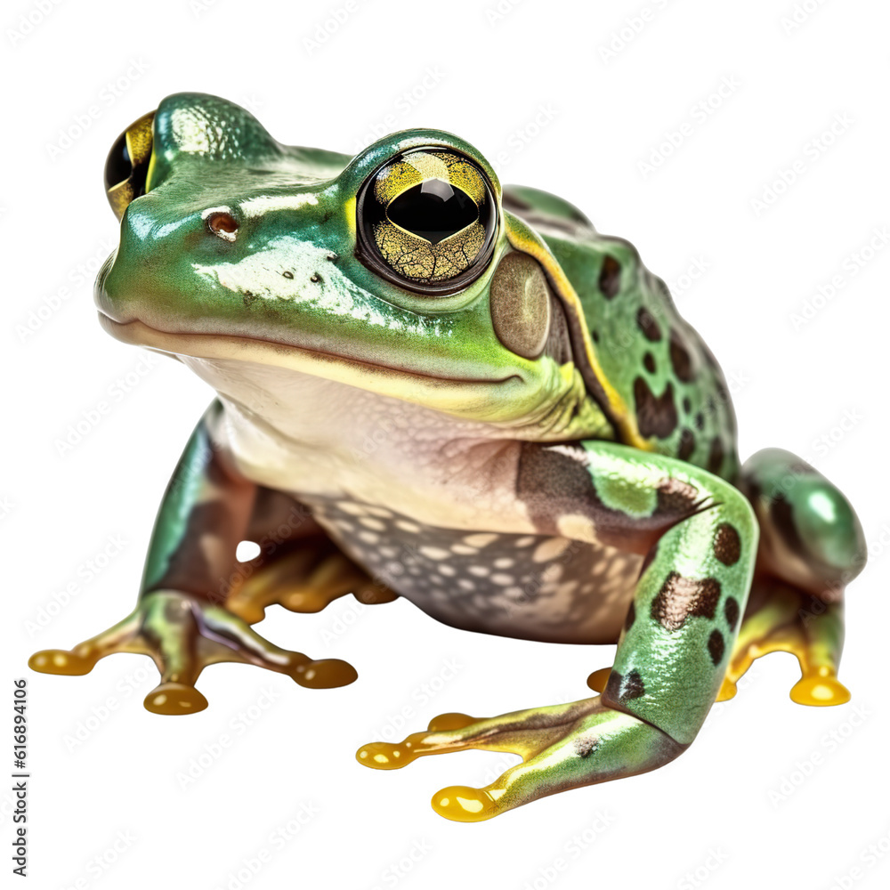 frog, face shot, portrait, isolated on transparent background cutout ...