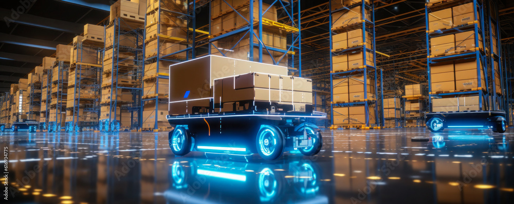 Illustration Stock Concept of 5G for industrial use and a smart factory ...
