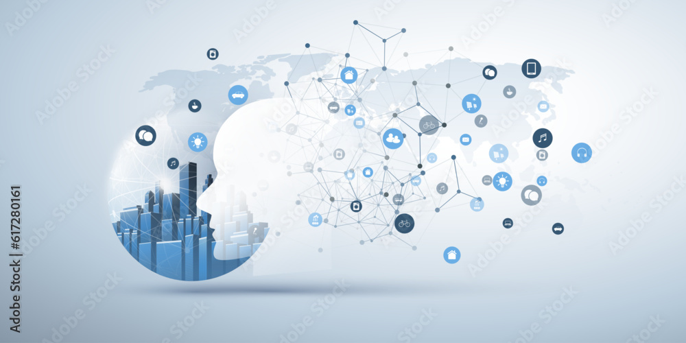 Smart City, Machine Learning, Artificial Intelligence, Cloud Computing, IoT Networks Design ...