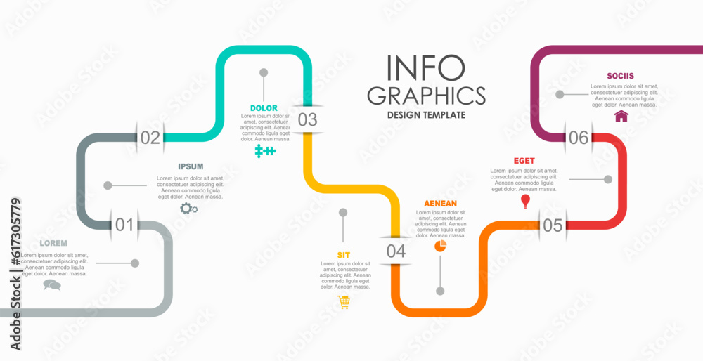Infographic design template with place for your data. Vector ...