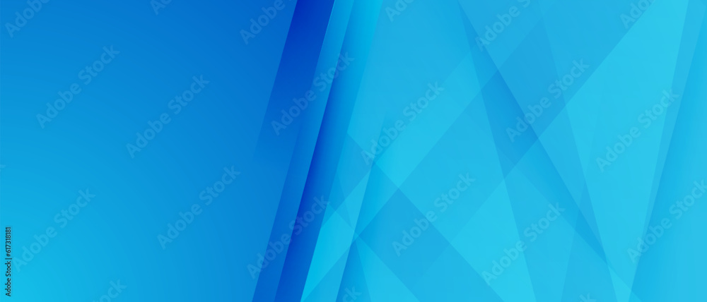 Modern blue diagonal banner background for business and announcement ...