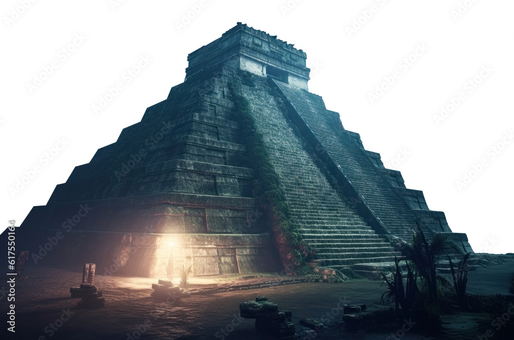 transparent PNG. Ancient Mayan temple. Stock Illustration | Adobe Stock