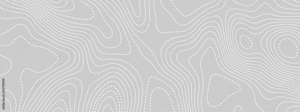 Abstract topographic wavy curve line background. Topography map pattern ...