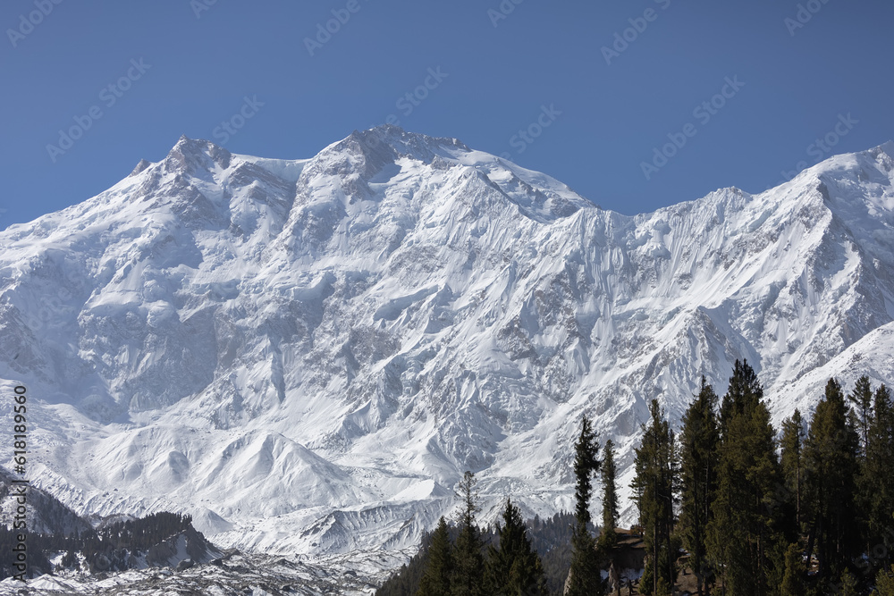 Nanga Parbat is the ninth highest mountain in the world at 8,126 meters ...