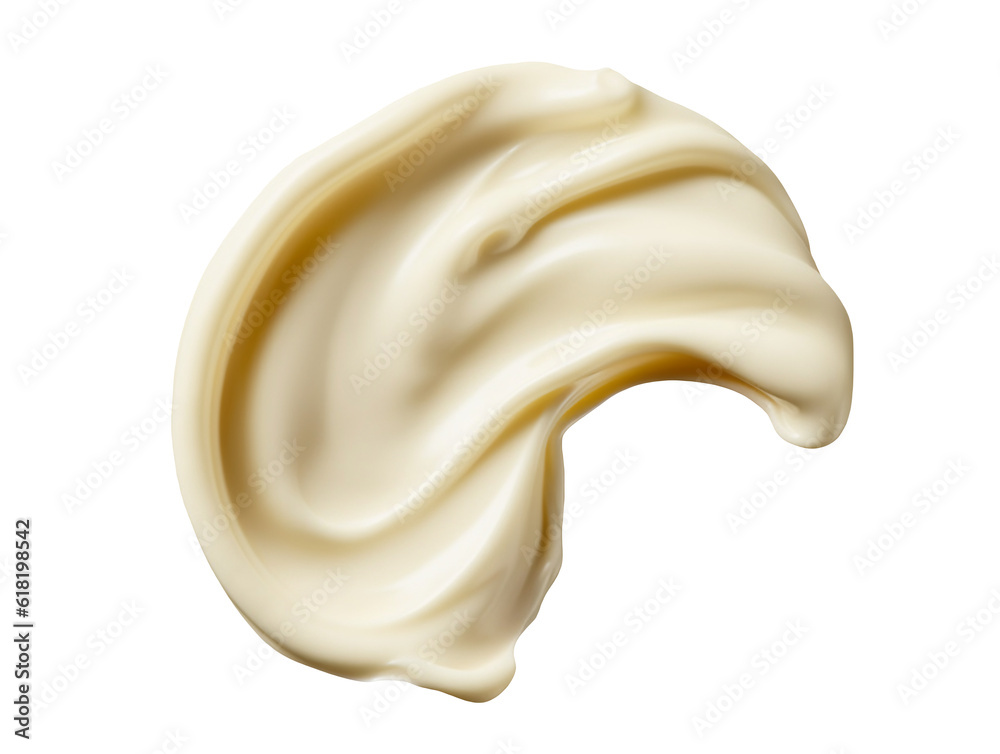 Mayonnaise drop isolated on transparent or white background, png Stock ...