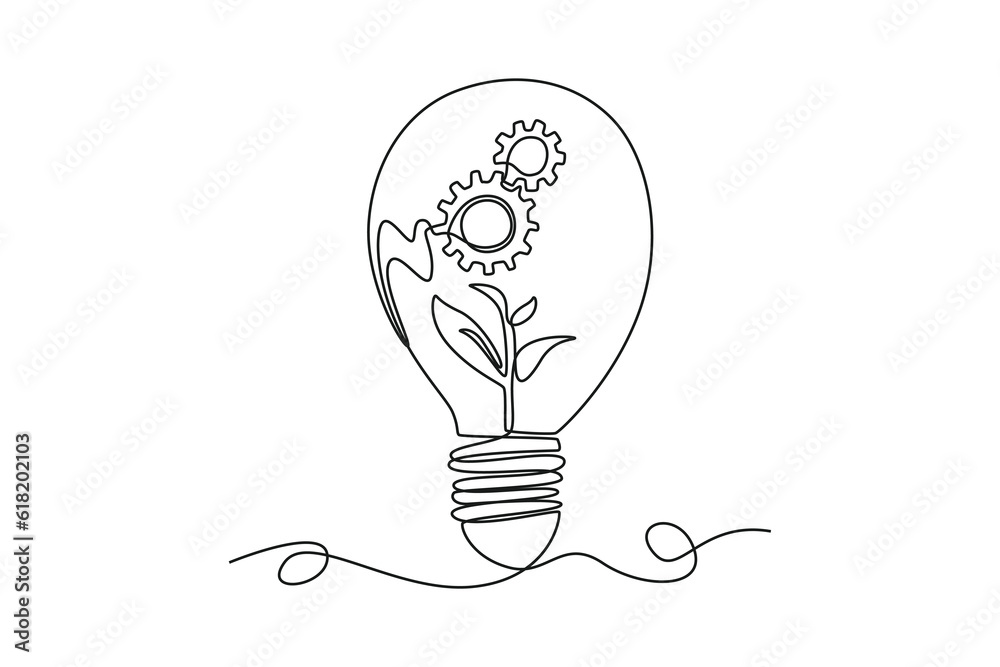 Single one line drawing ESG - Environmental, Social, and Governance ...