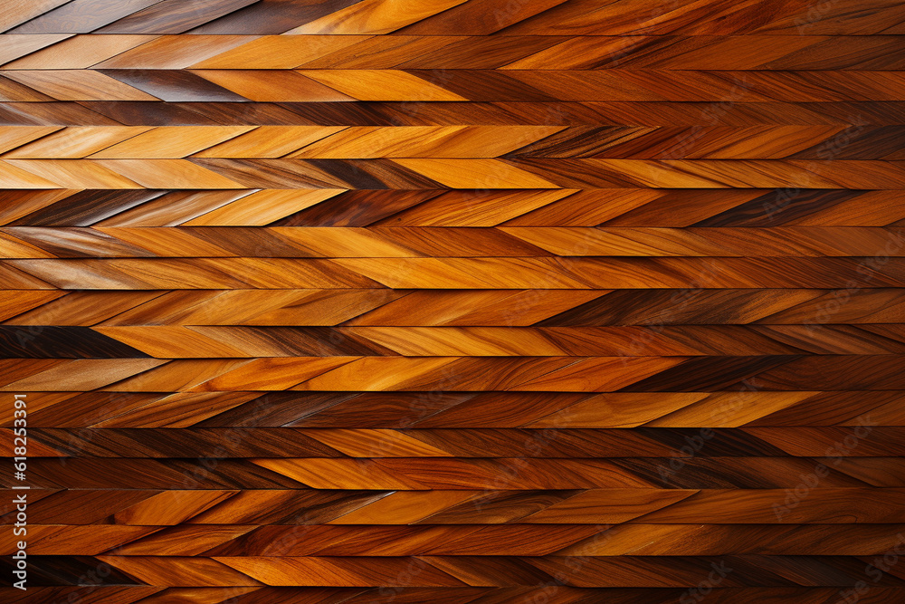Tiger Stripe: Parquet design featuring distinctive tiger stripe wood ...