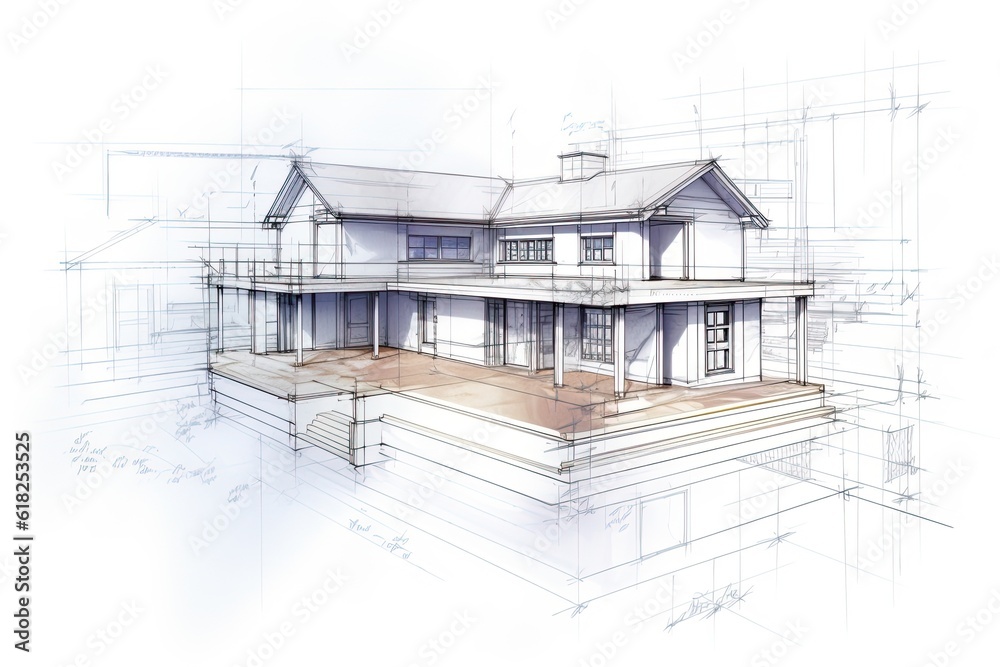 Architectural artistry and precision with house building blueprints ...