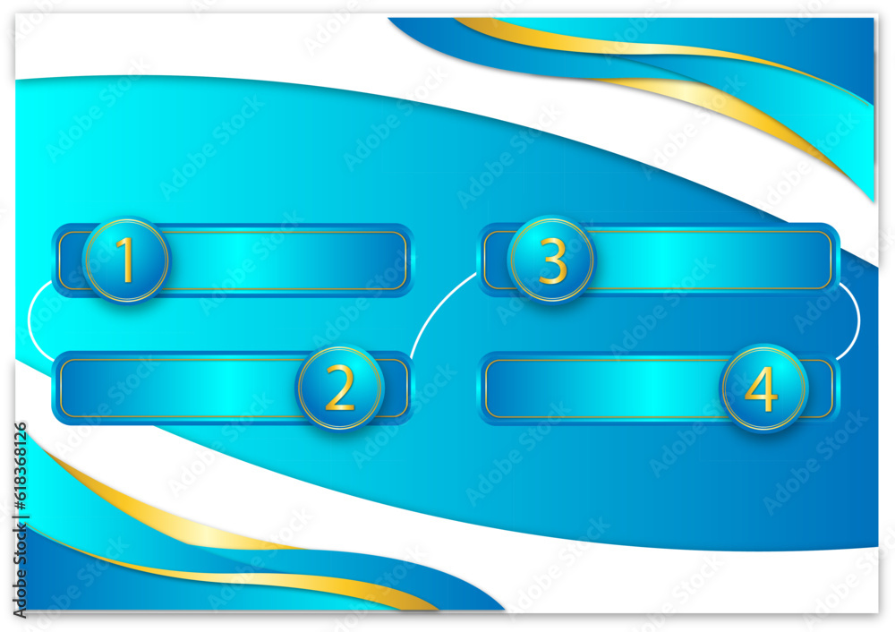 flow chart templates blue gradient background Stock Vector | Adobe Stock