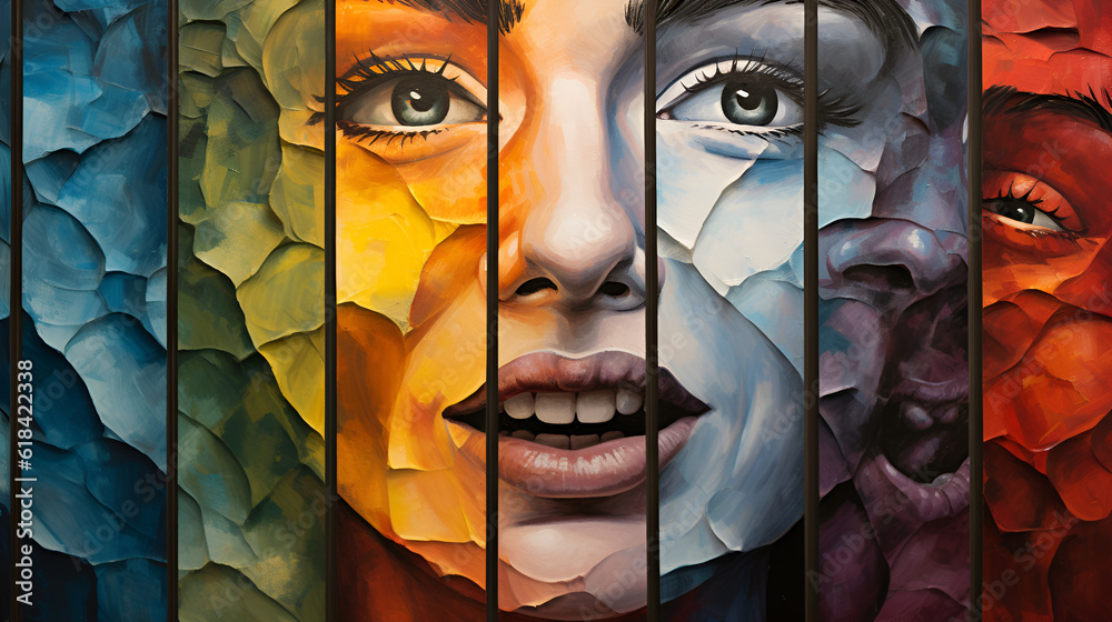 Emotions Unleashed": Create a series of artworks that visually ...