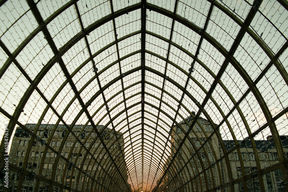 An awe-inspiring perspective of construction and architecture, building ...