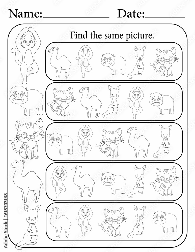 Ilustración de Stock Printable Activity Pages for Kids | Activity ...