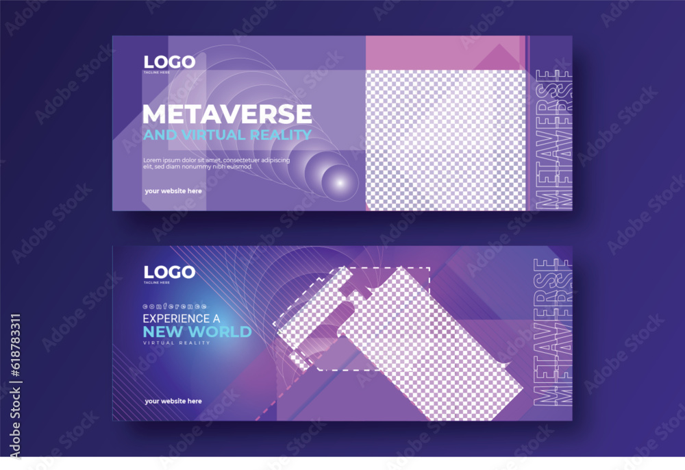horizontal vertical abstract light effect with gradient virtual reality ...