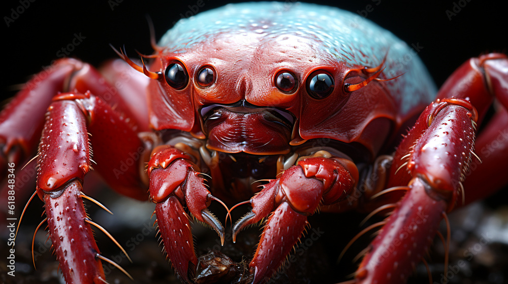 Stock-Illustration „Macro of Crawling deer tick. Ixodes ricinus or ...