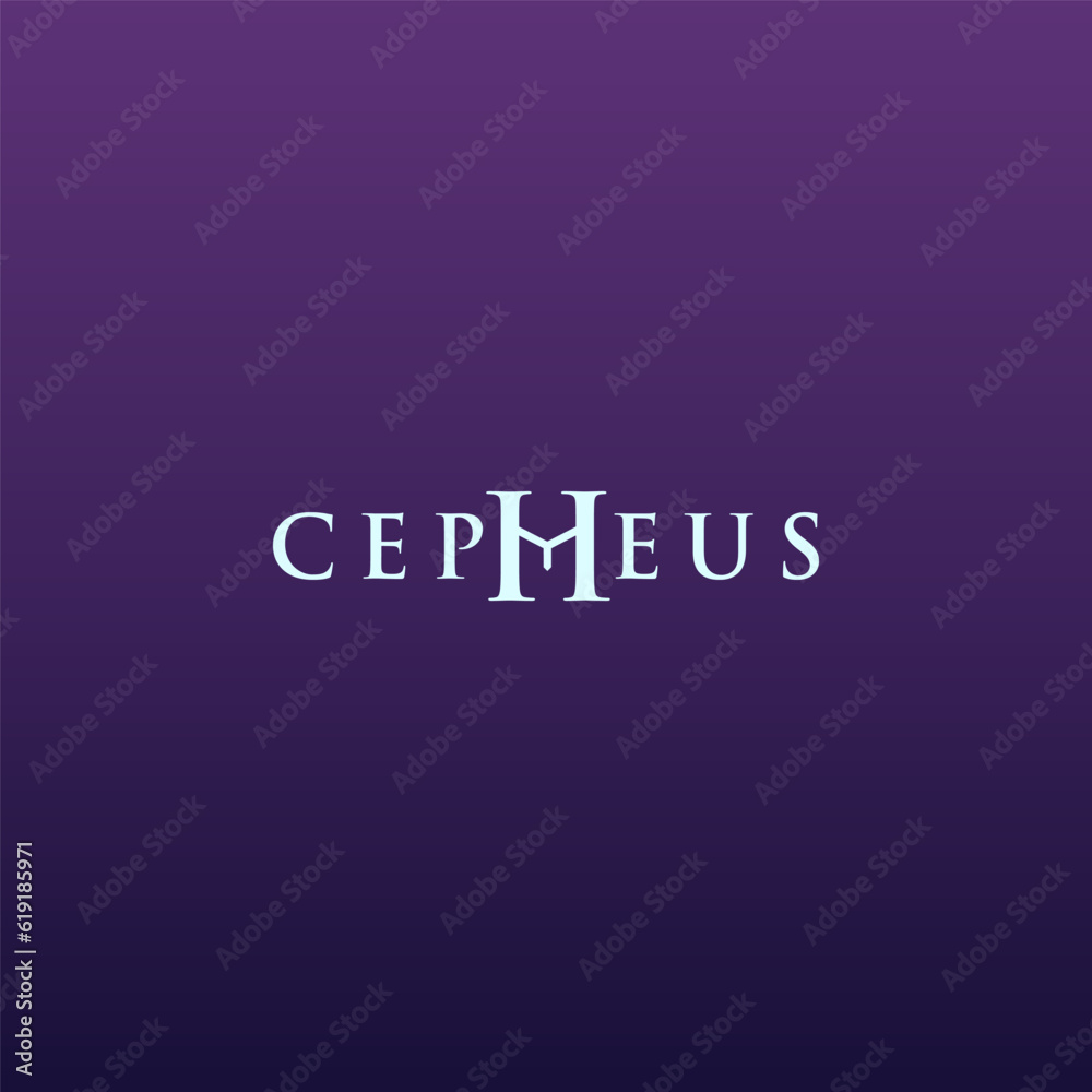 LETTER AND INITIAL CEPHEUS WITH WHITE COLOR FOR LOGO VECTOR FOR COMPANY ...