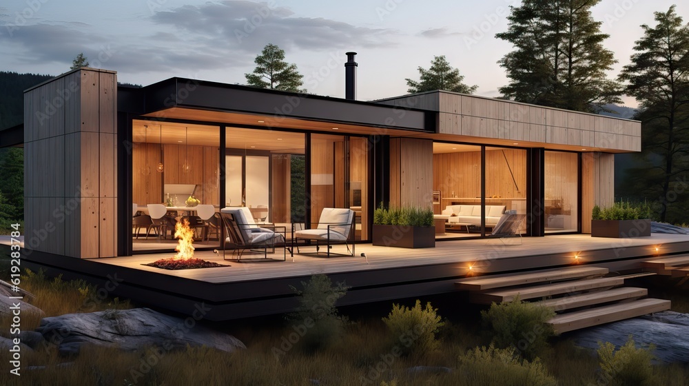 An eco-friendly, minimalist house boasting an excellent design ...
