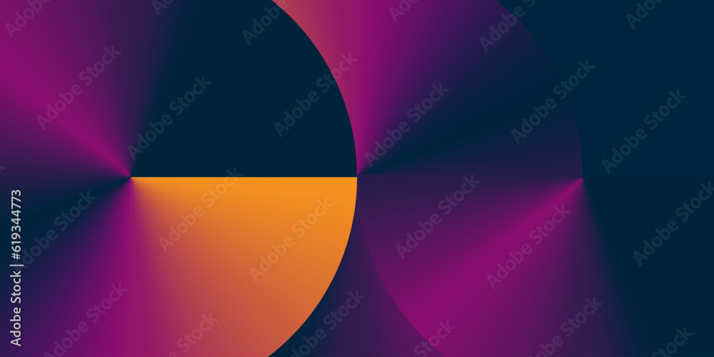 Dark Colorful Futuristic Conical Gradient Background - Retro Style ...