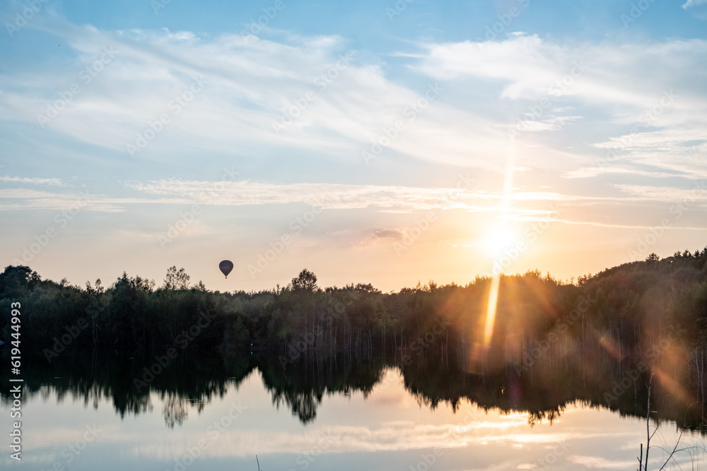 Behold the awe-inspiring beauty of nature as a stunning landscape ...