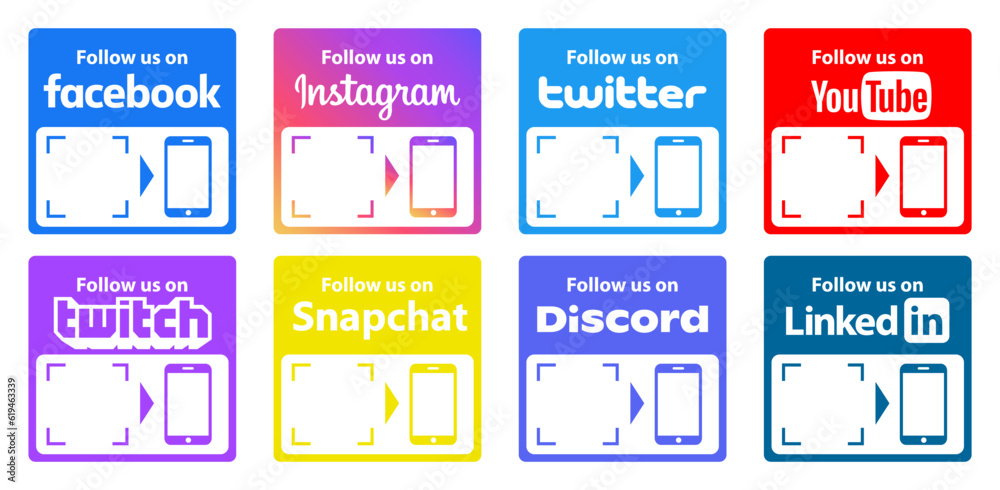 Social Media Icons,Facebook,Instagram,Twitter ,YouTube ,LinkedIn and ...