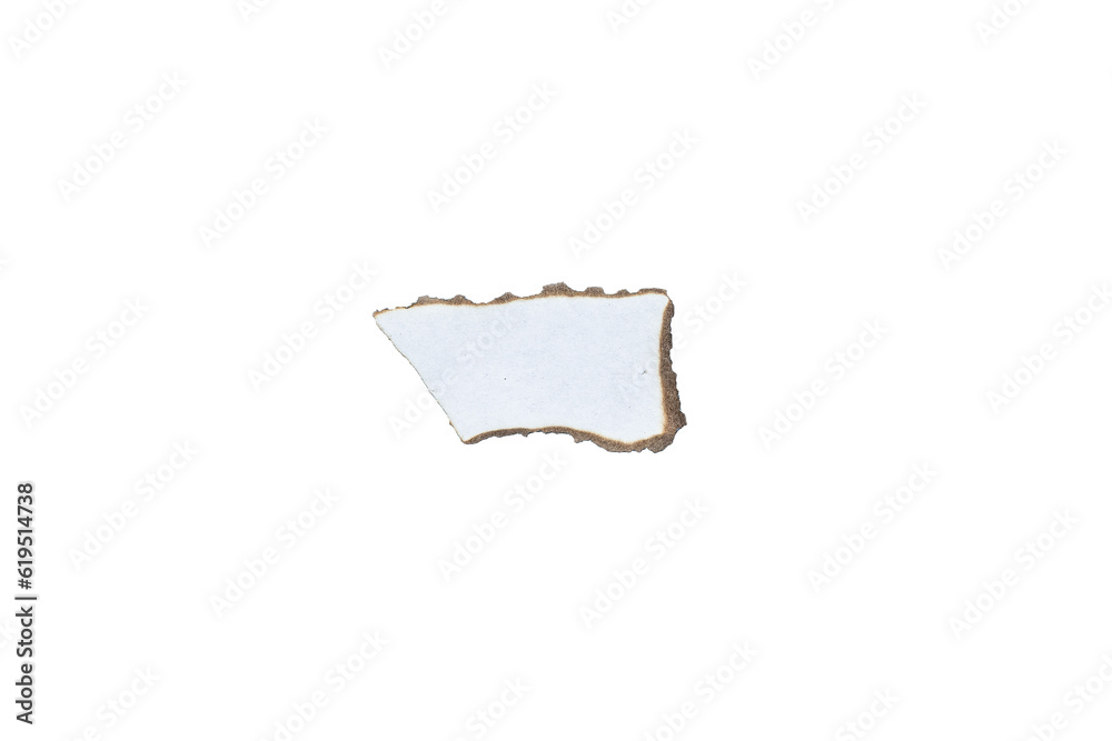 Burnt Edge Paper Texture Background. Torn Paper Background. White Paper ...