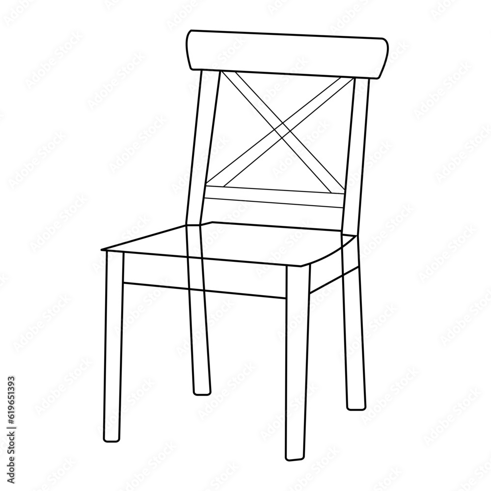 Furniture,home interior icon in flat black line style,isolated on white ...